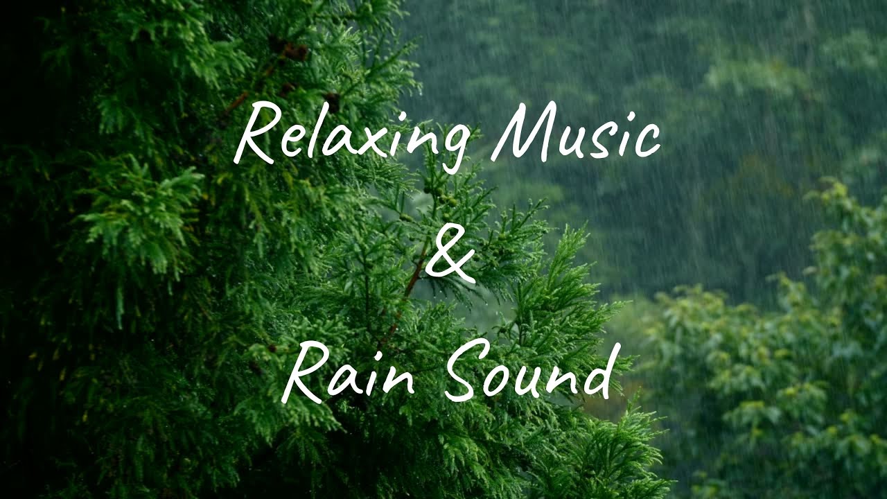 [ Relaxing rain sounds for sleeping ] - Peaceful piano music - Sleep ...