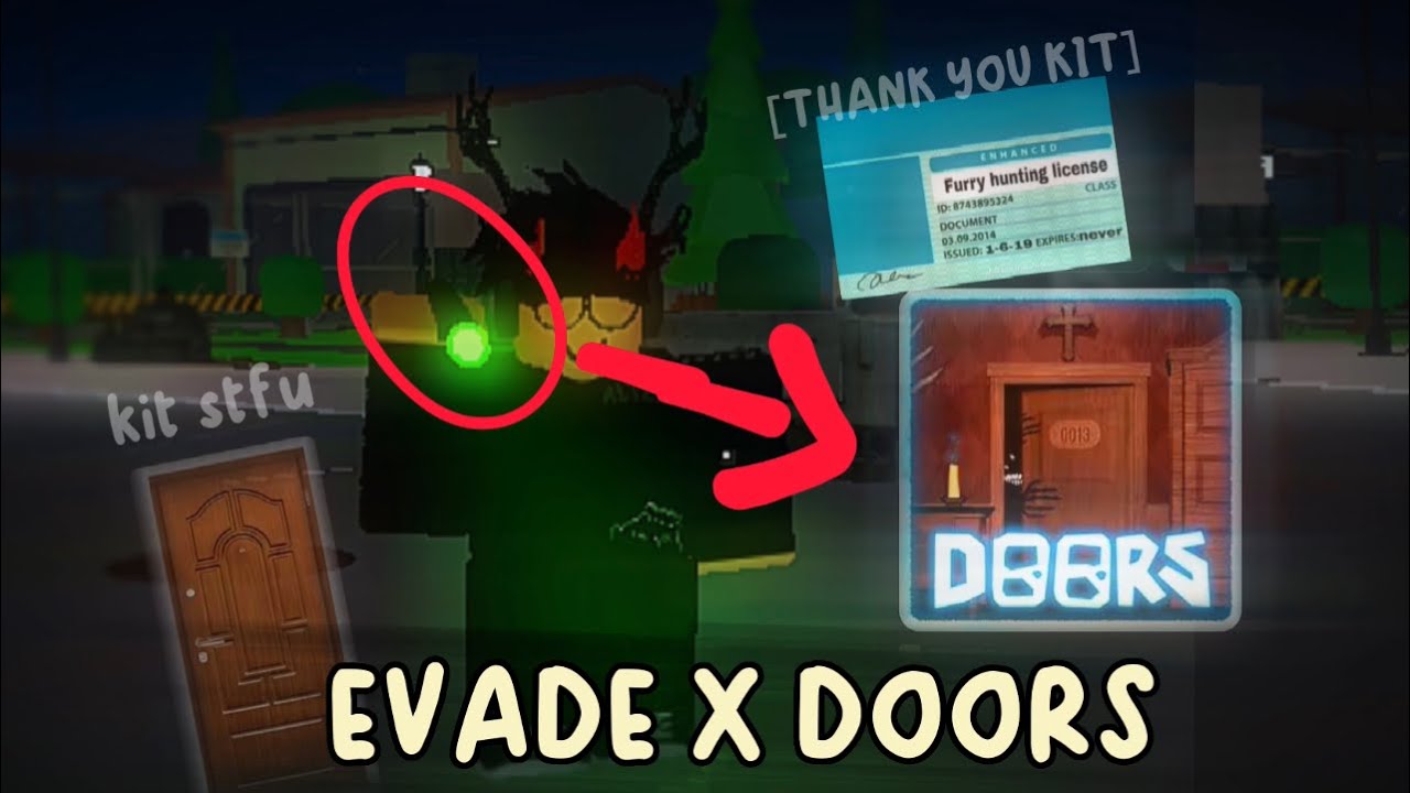 EVADE x DOORS! …GREEN FLASH from DOORS in EVADE!!! [/j] - YouTube