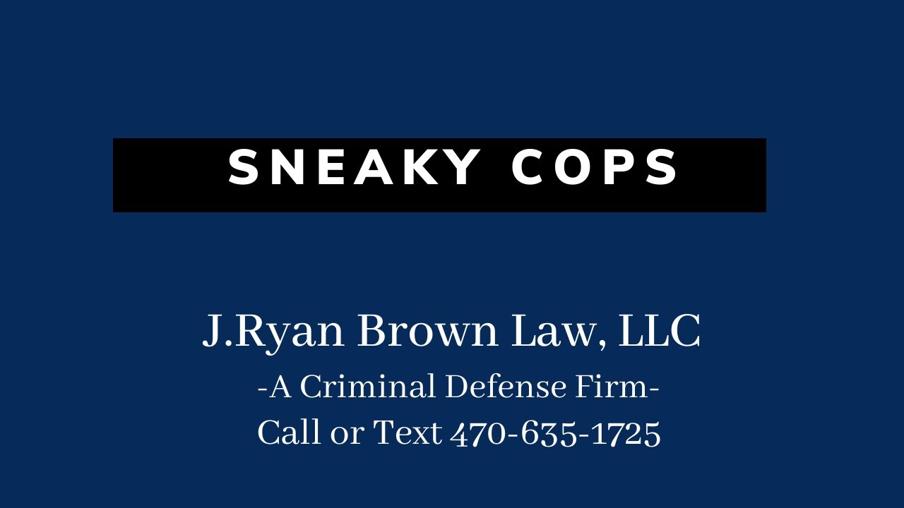Sneaky Cops - YouTube