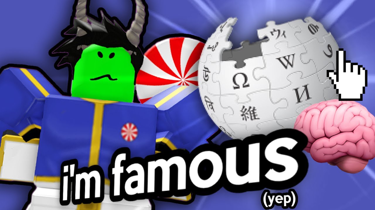 i finally have a ROBLOX WIKIPEDIA PAGE🧠⭐ (i can't believe this ...