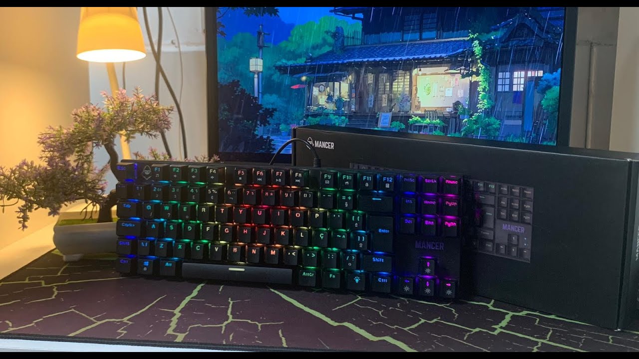 O Melhor Teclado Mecânico Custo Beneficio do Brasil - Mancer Ghoul mk2 Switch Huano Red - YouTube