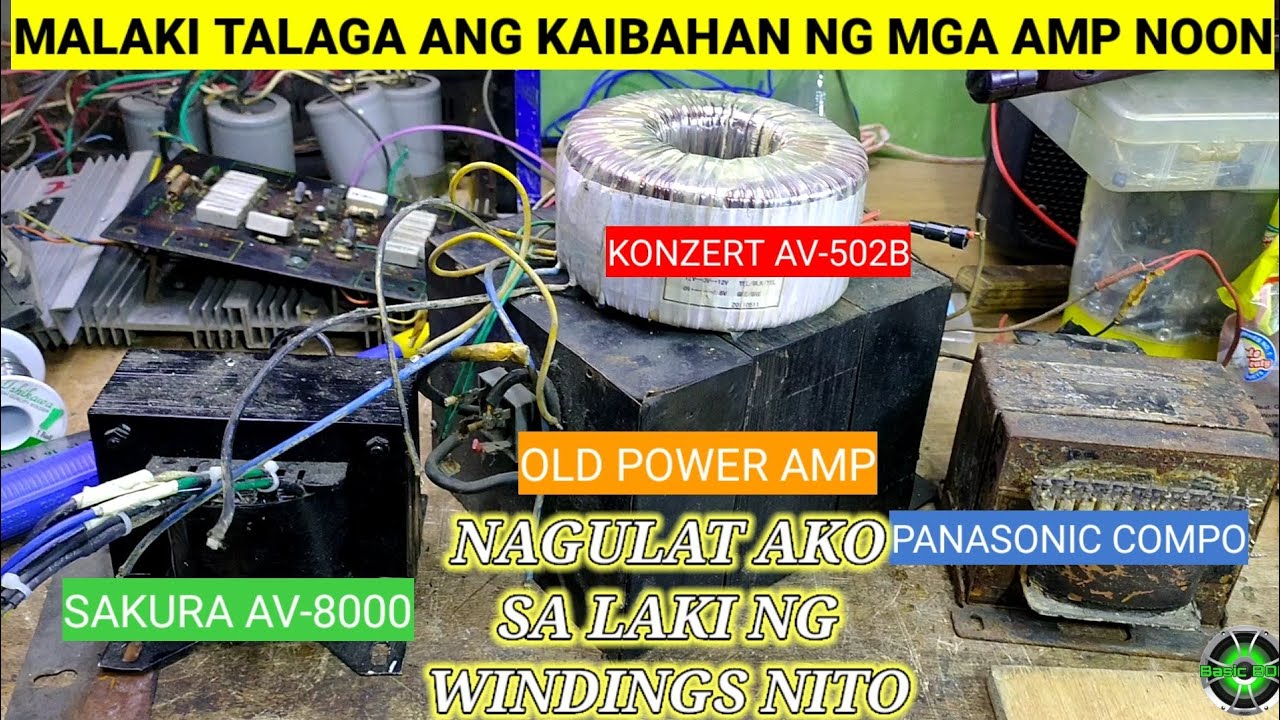 Power amplifier , transformer review , Old power amp transformer vs New ...