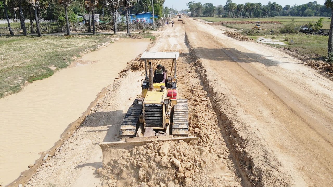 Best Construction Road, Technical drive Bulldozer, Power of Bulldozer ...