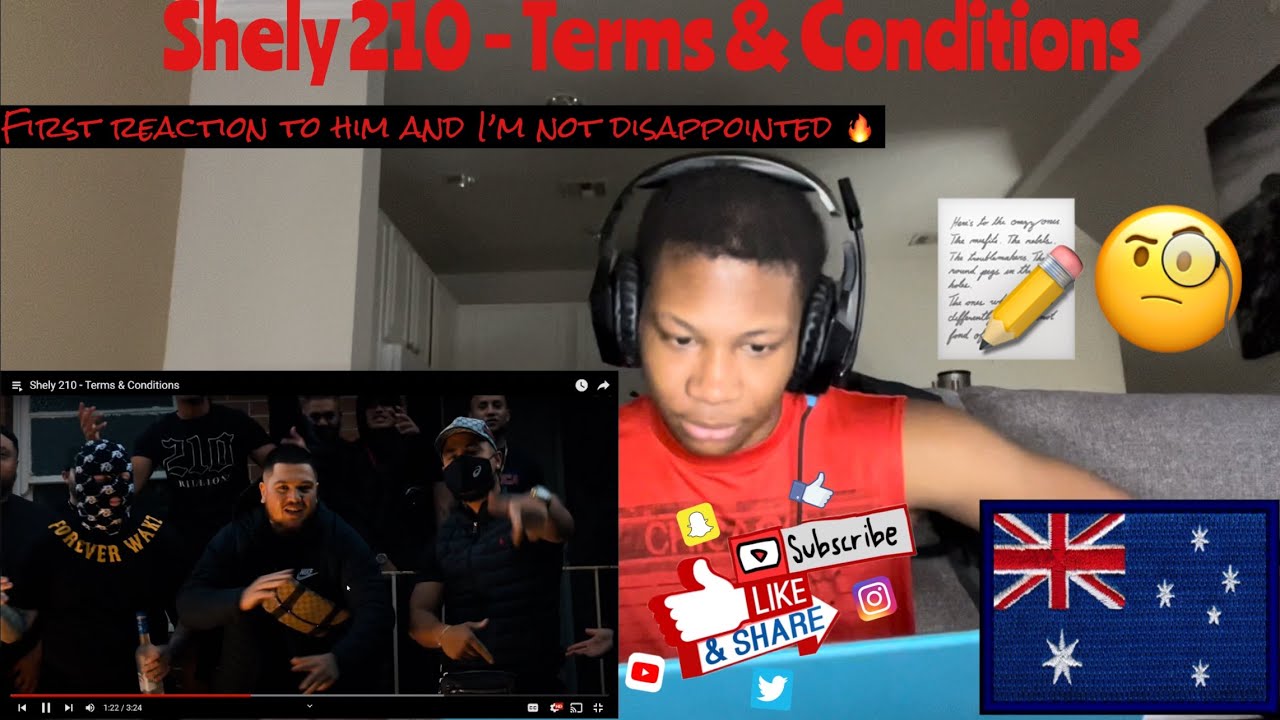 AUSTRALIAN RAP REACTION Shely 210 - Terms & Conditions | LMERicoTv ...
