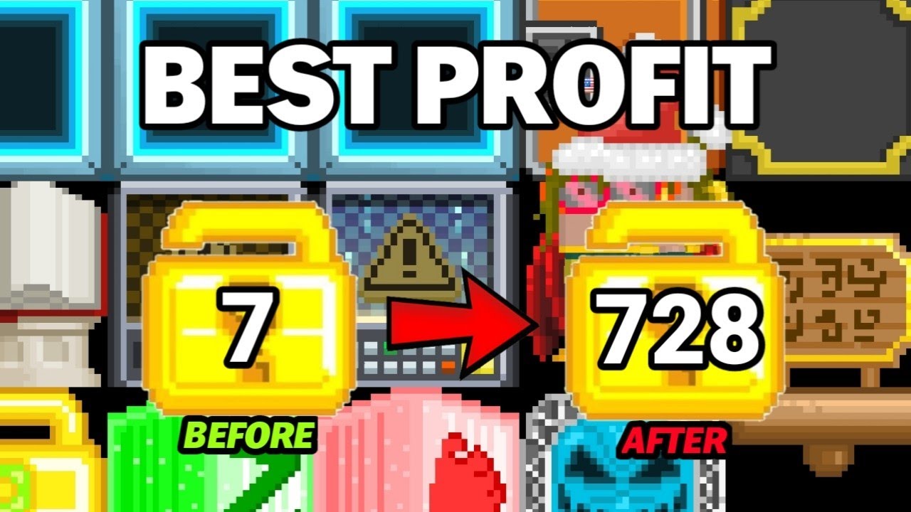 Best Profit Method To Profit in Growtopia (INSANE PROFIT) | Growtopia ...
