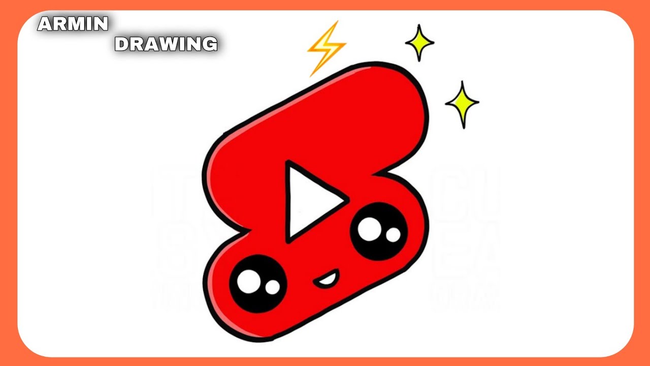 How To Draw Cute Youtube Shorts Logo Cute Easy Drawings Youtube