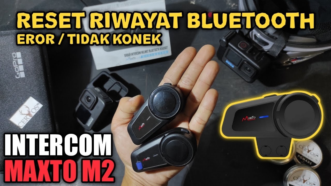 CARA RESET INTERCOM MAXTO M2 EROR / TIDAK KONEK KE PERANGKAT LAIN ...