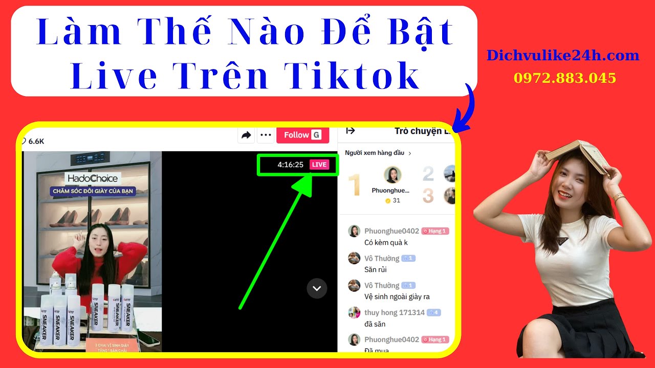 Hướng Dẫn Bật Live Tiktok Bật Live Trên Tiktok Cách Mở Live Tiktok Khi ...