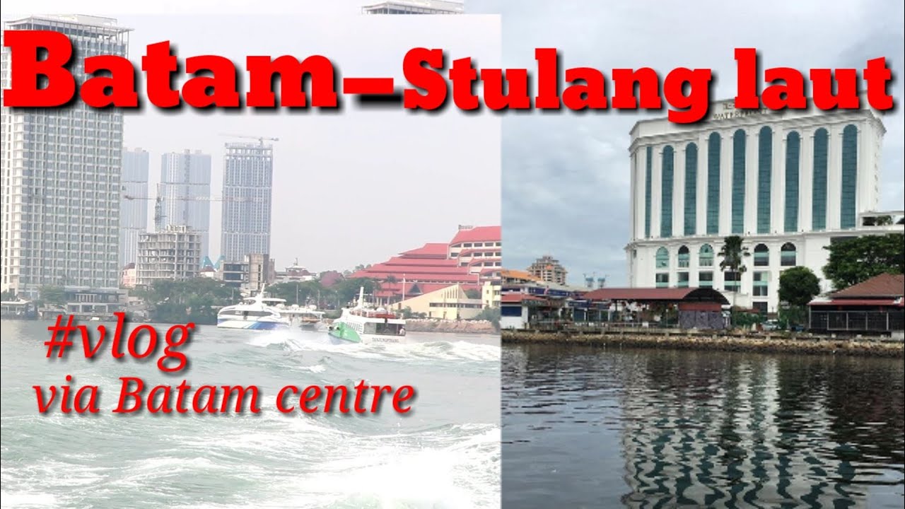 Perjalanan dari pelabuhan Batam center menuju stulang laut johor ...
