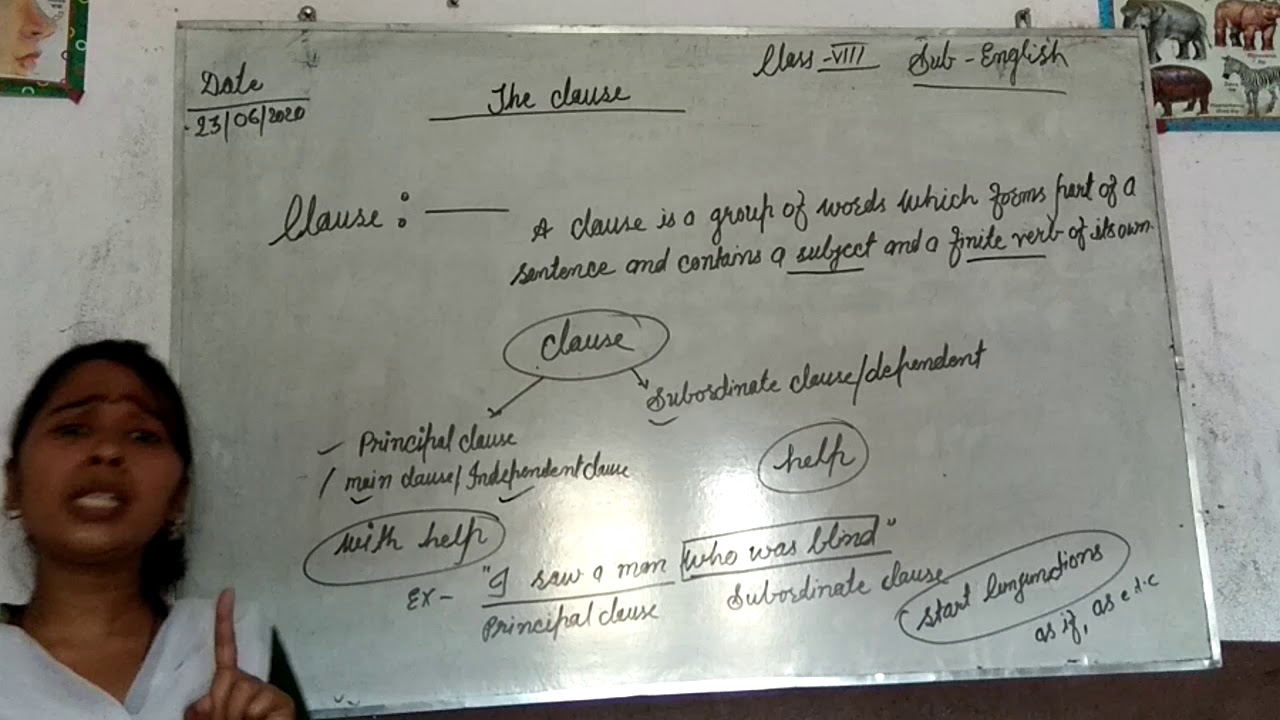 Class - viii English The clouse - YouTube