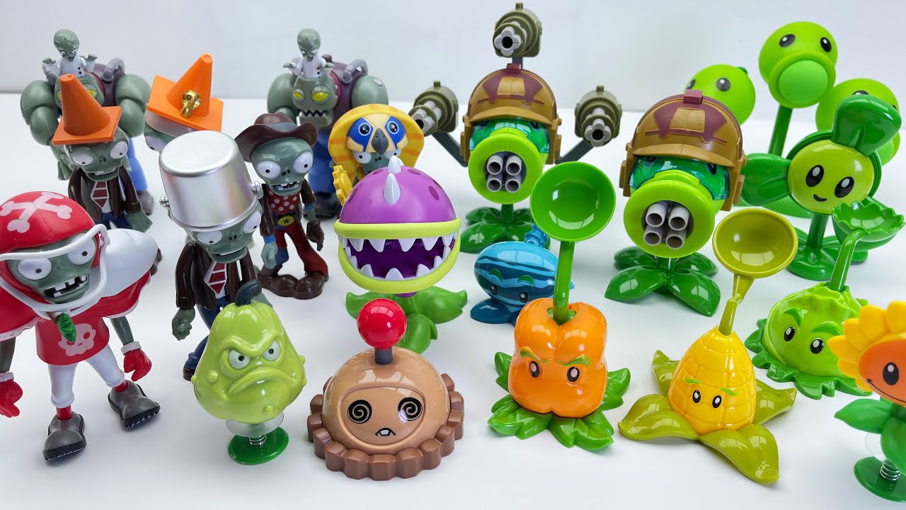 PLANTS VS ZOMBIES : Chess Lucky 500Max Pvz Toys Battle2. Guarding the ...