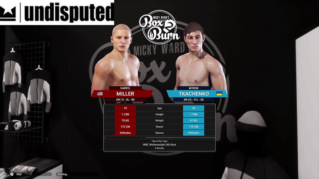 Fight vs Myron Tkachenko (Micky Ward's Box 2 Burn) / Undisputed Career ...