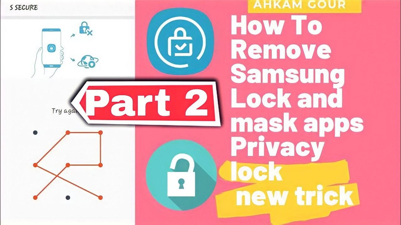 How To Unlock Lock And Mask App |Password| Pin. | And Pattern Part.2 ...