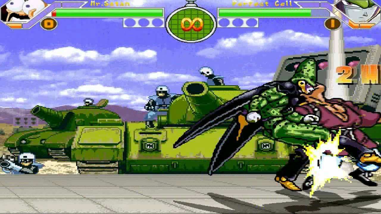 Mr Satan vs Cell-Dragon Ball Z Mugen Tenkaichi HD - YouTube