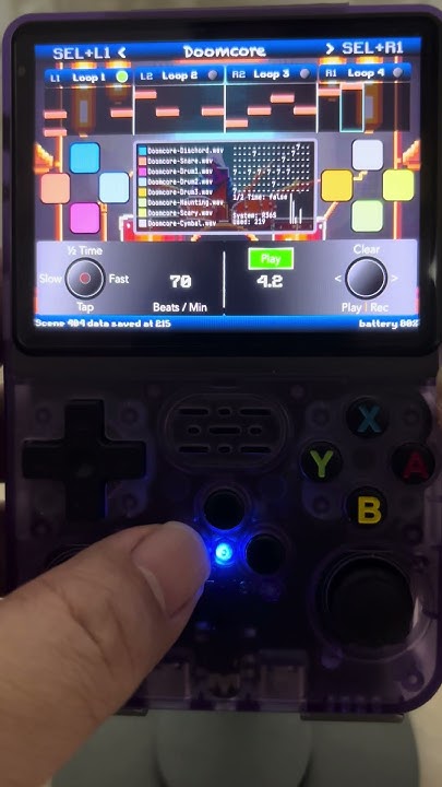 9 drum kits to play live and make beats #gameconsole #r36s #love2d #coding - YouTube