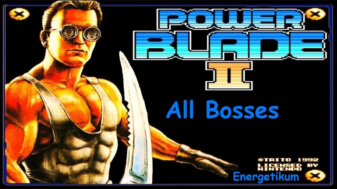 Power Blade 2 - all bosses (все боссы) [NES] - YouTube