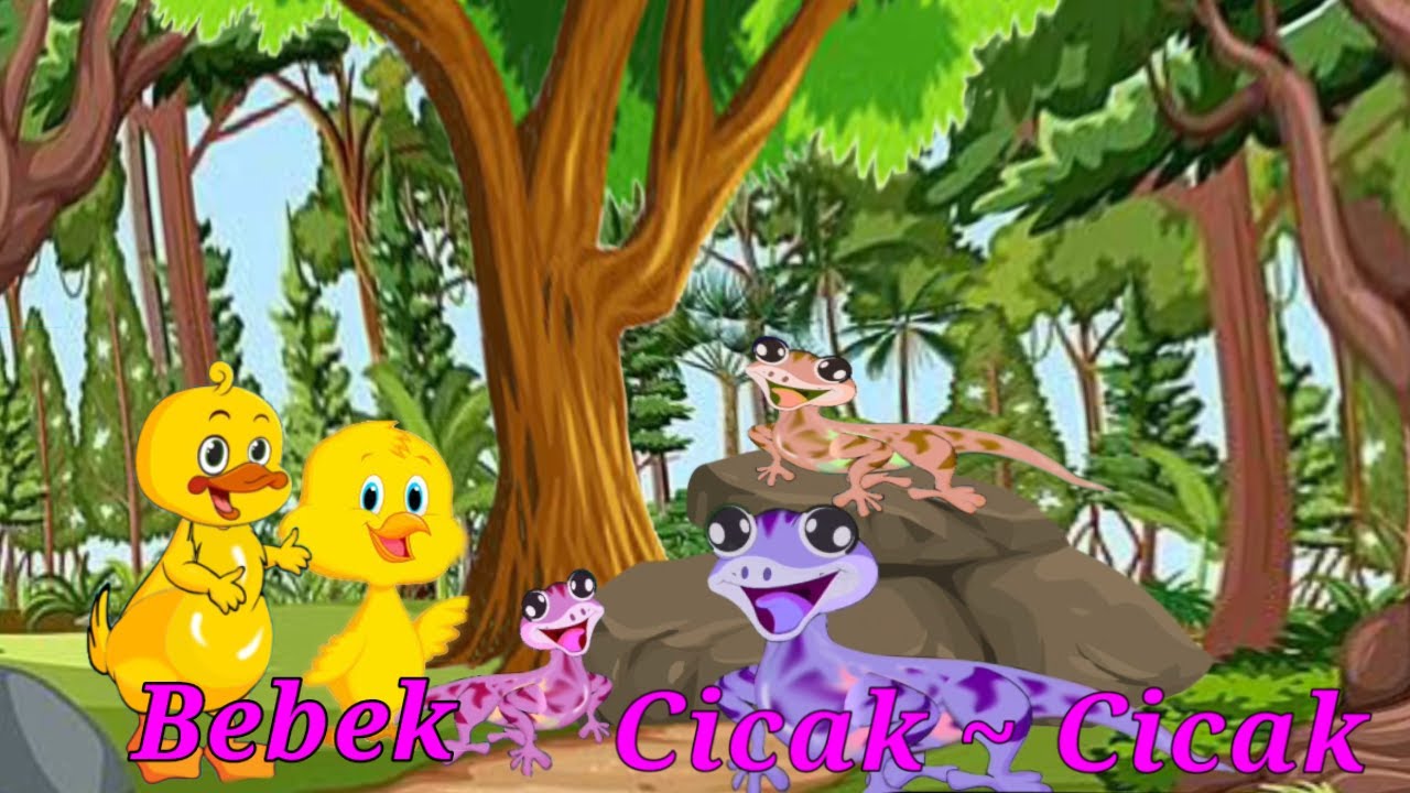 Lagu anak anak | cicak cicak dan bebek - YouTube
