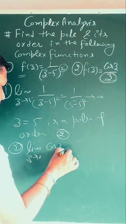 | Complex Analysis |, Pole of a Complex Functions #pgt_screening,#CSIR_net,#IIT-JAM,#GATE - YouTube