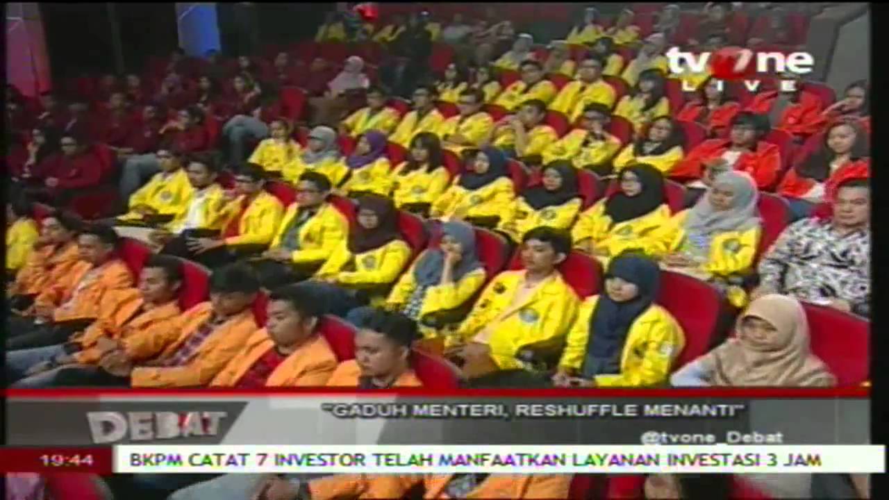 Full Debat Tv One 11 Januari 2016 Gaduh Menteri Reshuffle Menanti - YouTube
