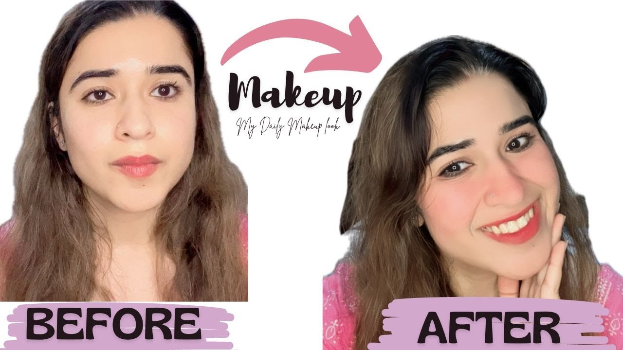 Daily wear Make Up | Light Make Up | Make up for Office / College | Daily wear natural makeup ...
