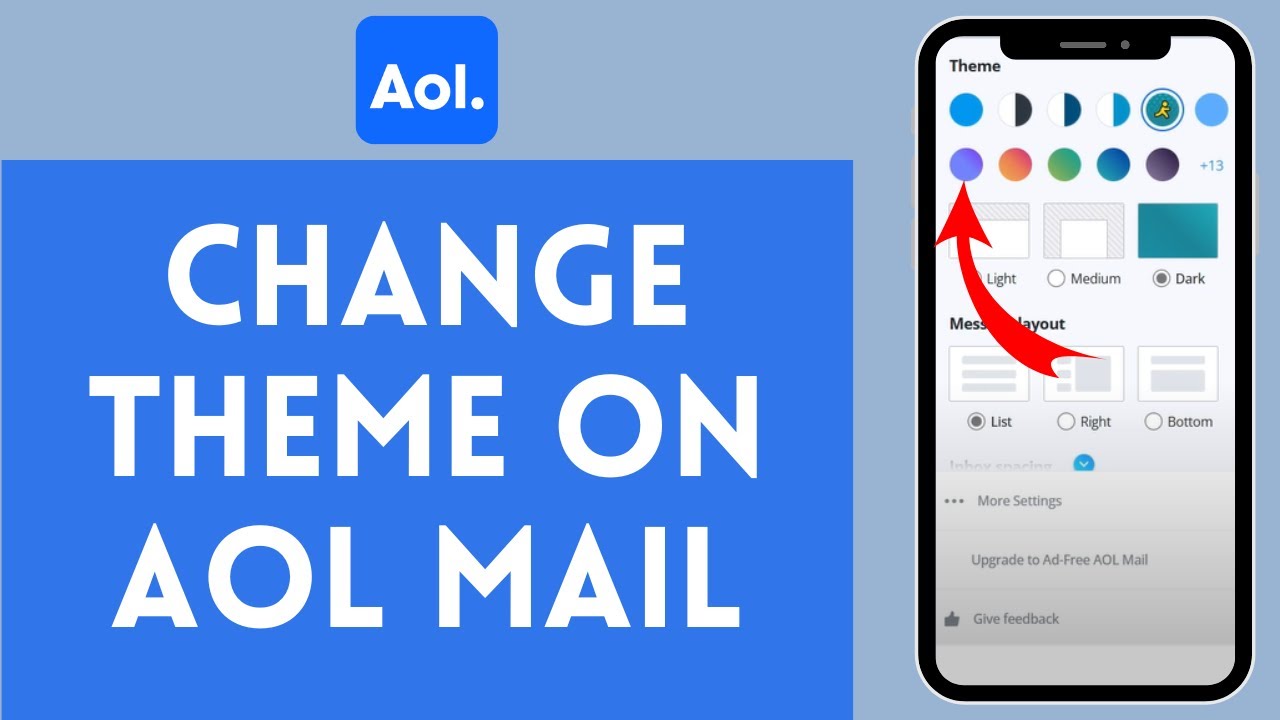 How to Change Theme on AOL Mail (2024) | Edit Theme on AOL Mail - YouTube
