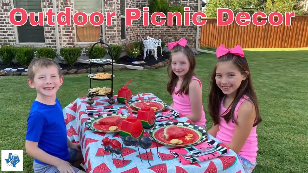 🍉Summertime Picnics - Watermelon Style🍉 - YouTube