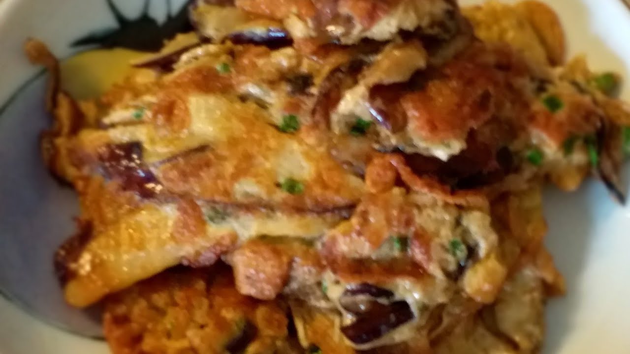 My own version of Tortang talong - YouTube