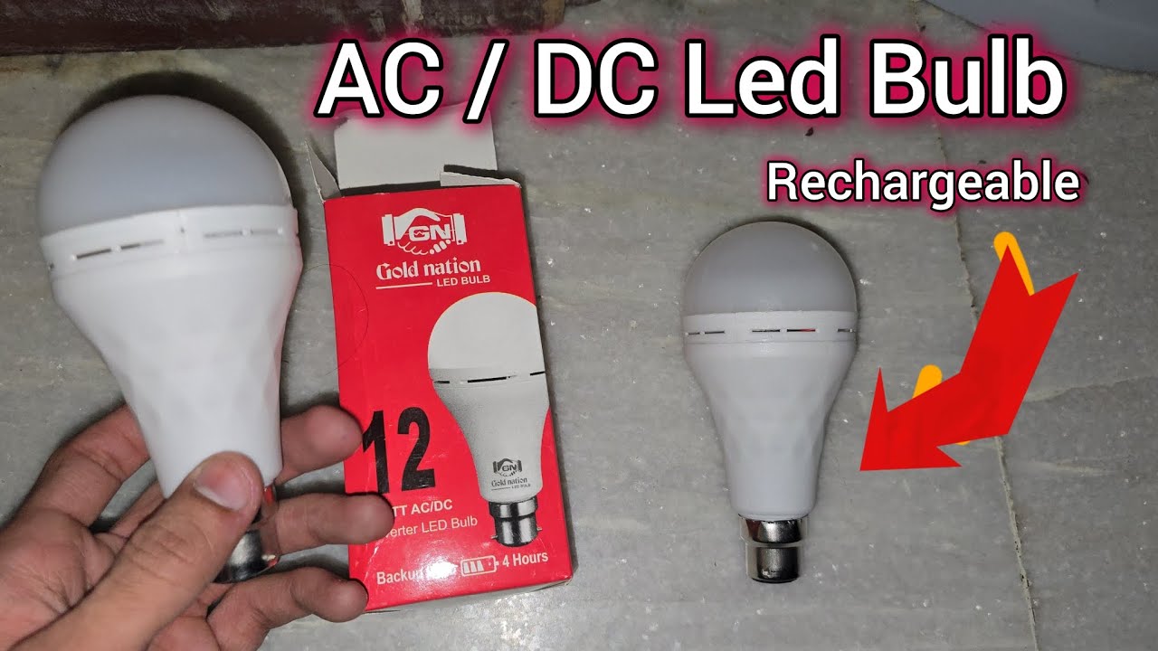 Rechargable LED Bulb 12V AC DC LED Bulb | Ac Dc Inverter LED Bulb | 12w ...