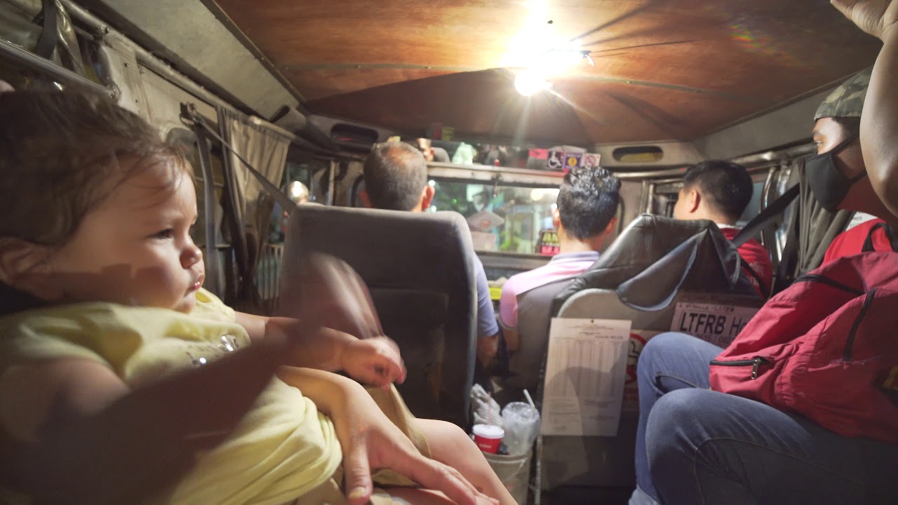 Philippines, jeep night ride in Lagro - YouTube