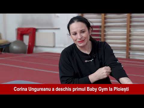 Fosta campioană de gimnastică, Corina Ungureanu, a adus Baby Gym la Ploiești