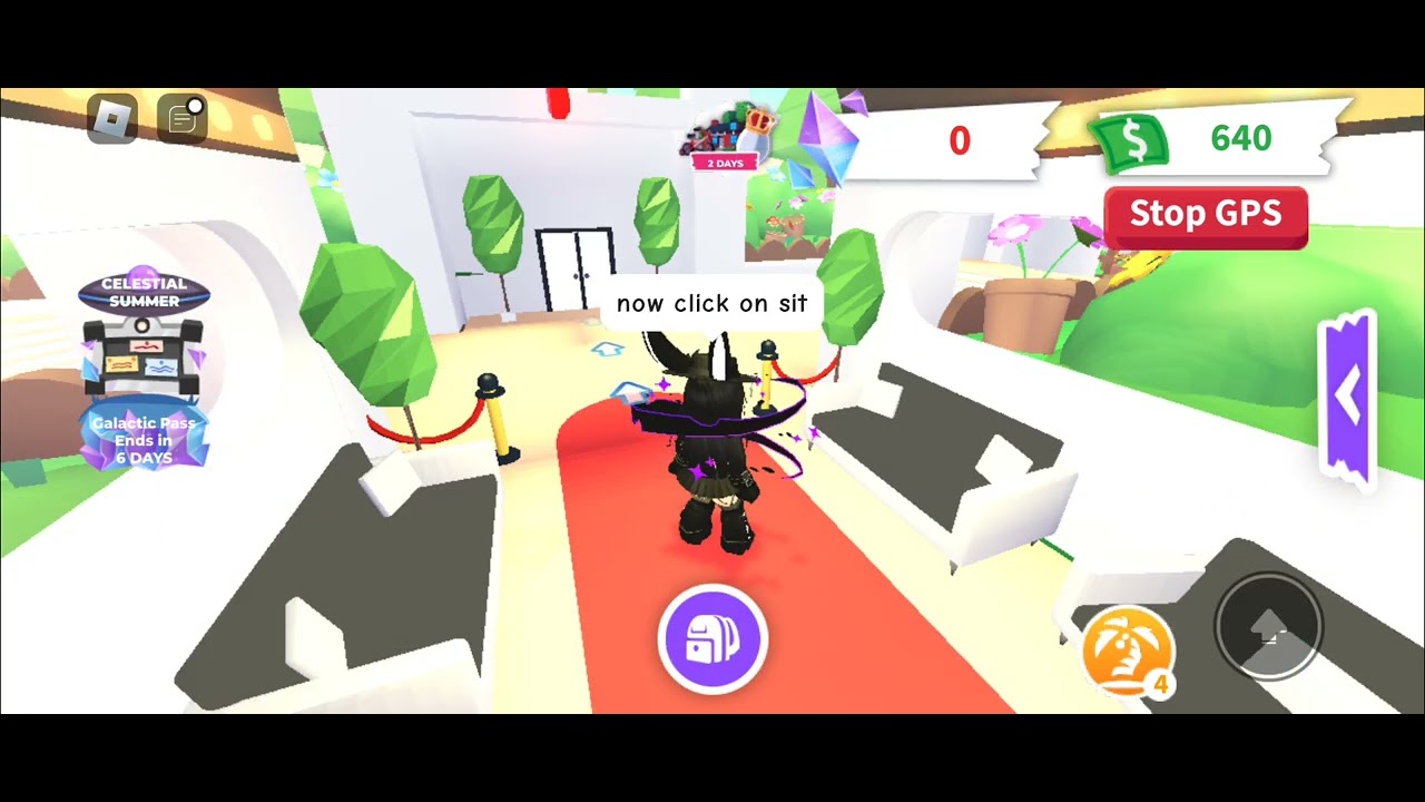 in adopt me how to get in the top roof of it - YouTube
