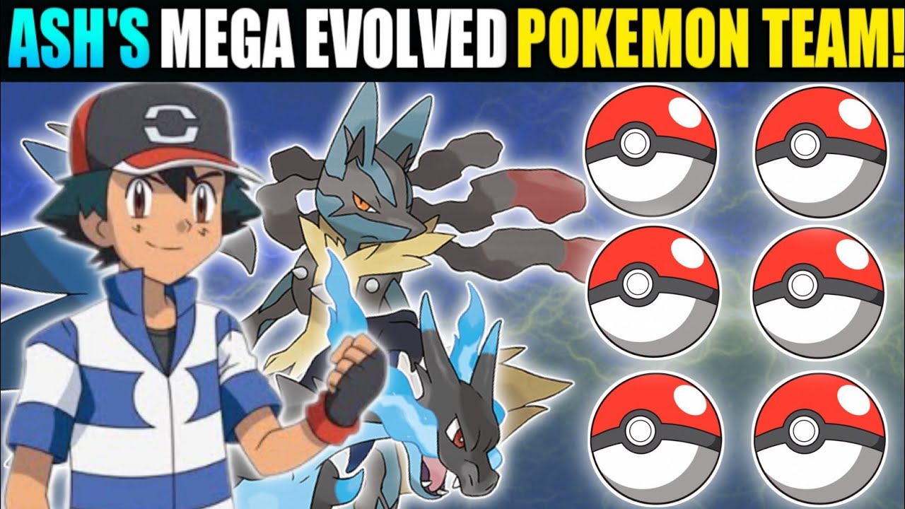 Ash Mega Evolved Pokemon Team! | Pokemon in hindi - YouTube
