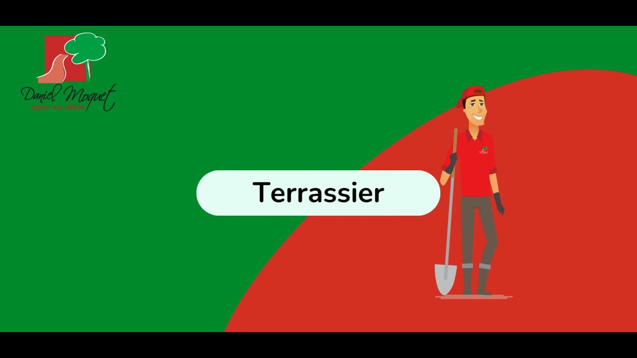 Découvrez le métier de Terrassier - YouTube