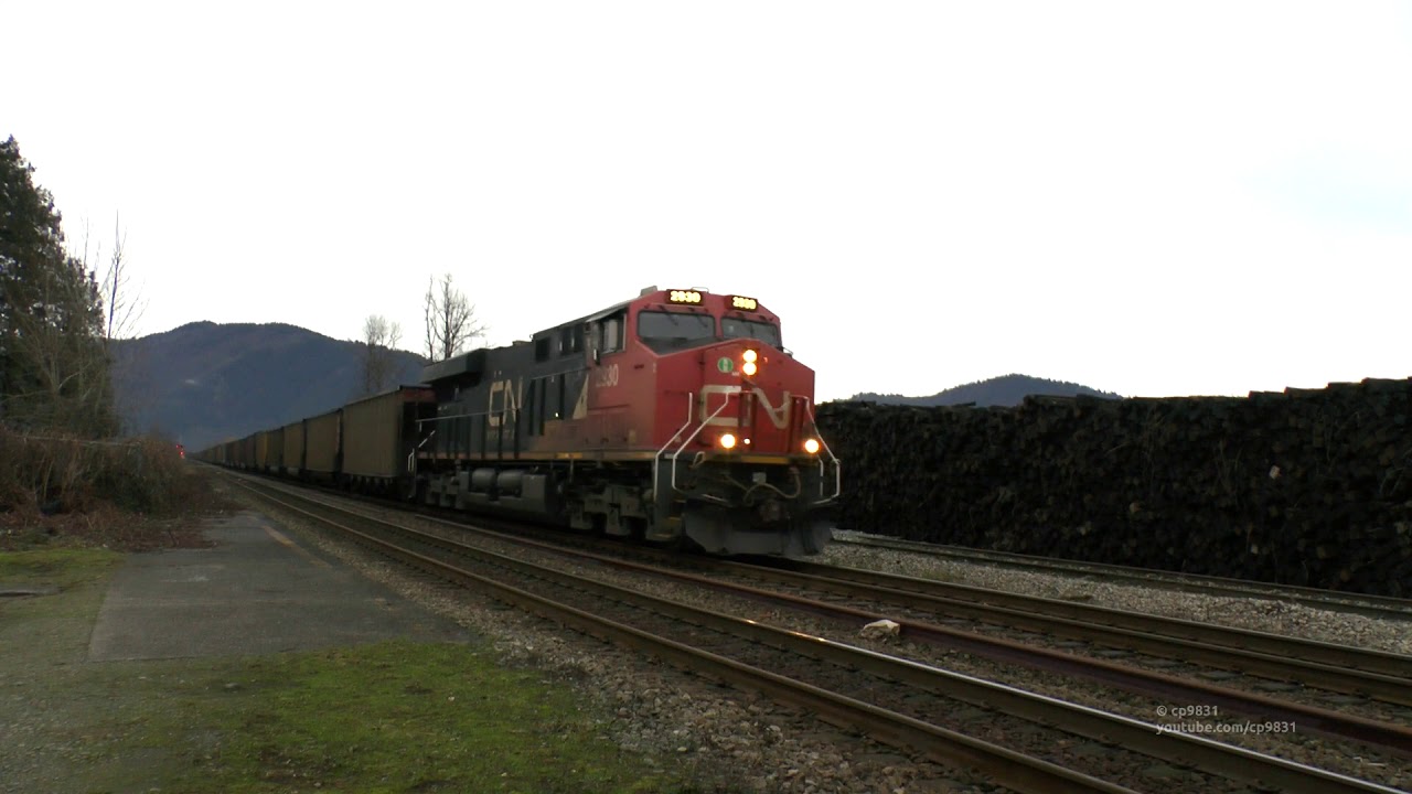 Railfan BC: CP 9759 at Matsqui + Another (2019-12-28) - YouTube