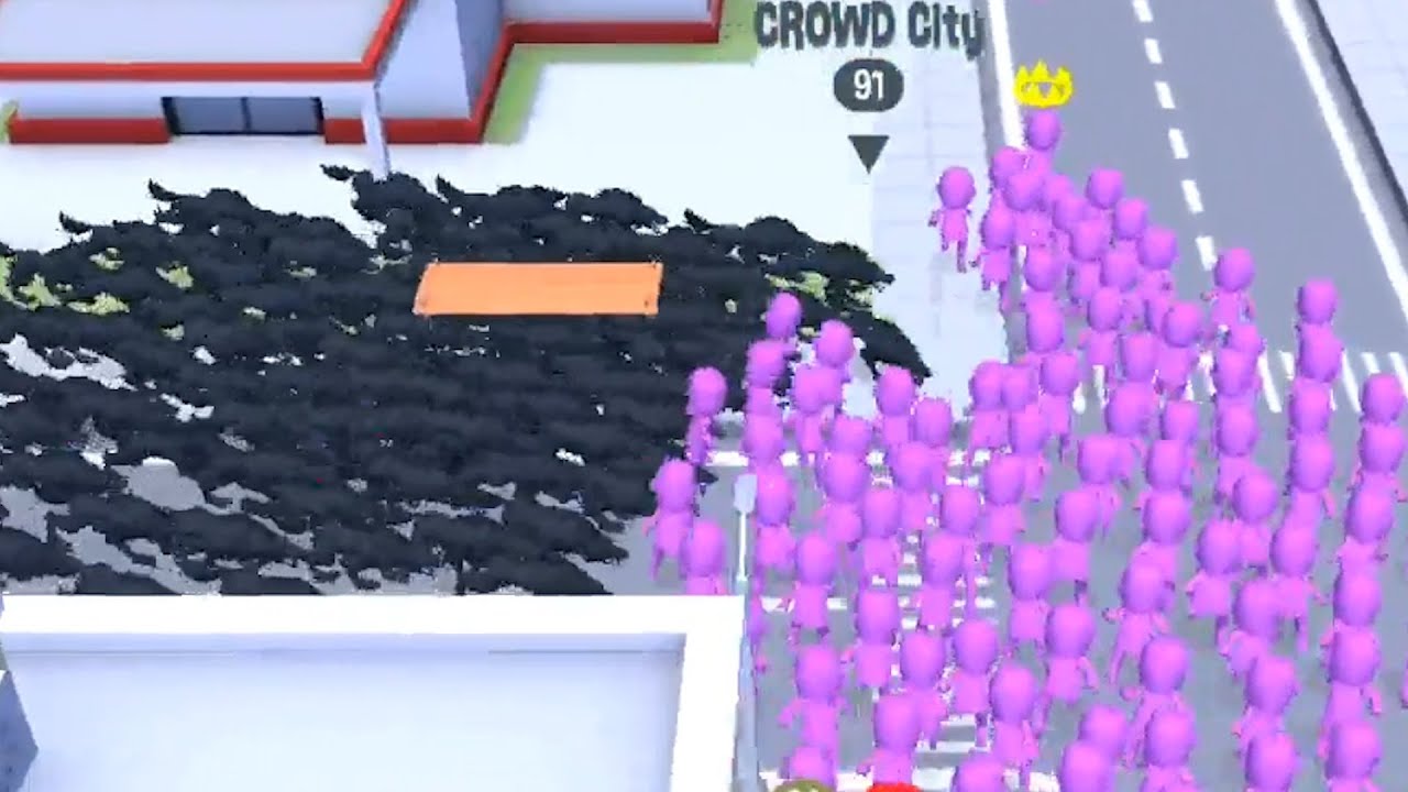 Crowd City World Record Map Control: 100.00% #1002 - YouTube