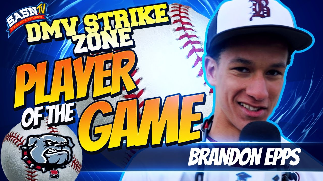 DMV Strike Zone Interviews Pitcher Brandon Epps - YouTube