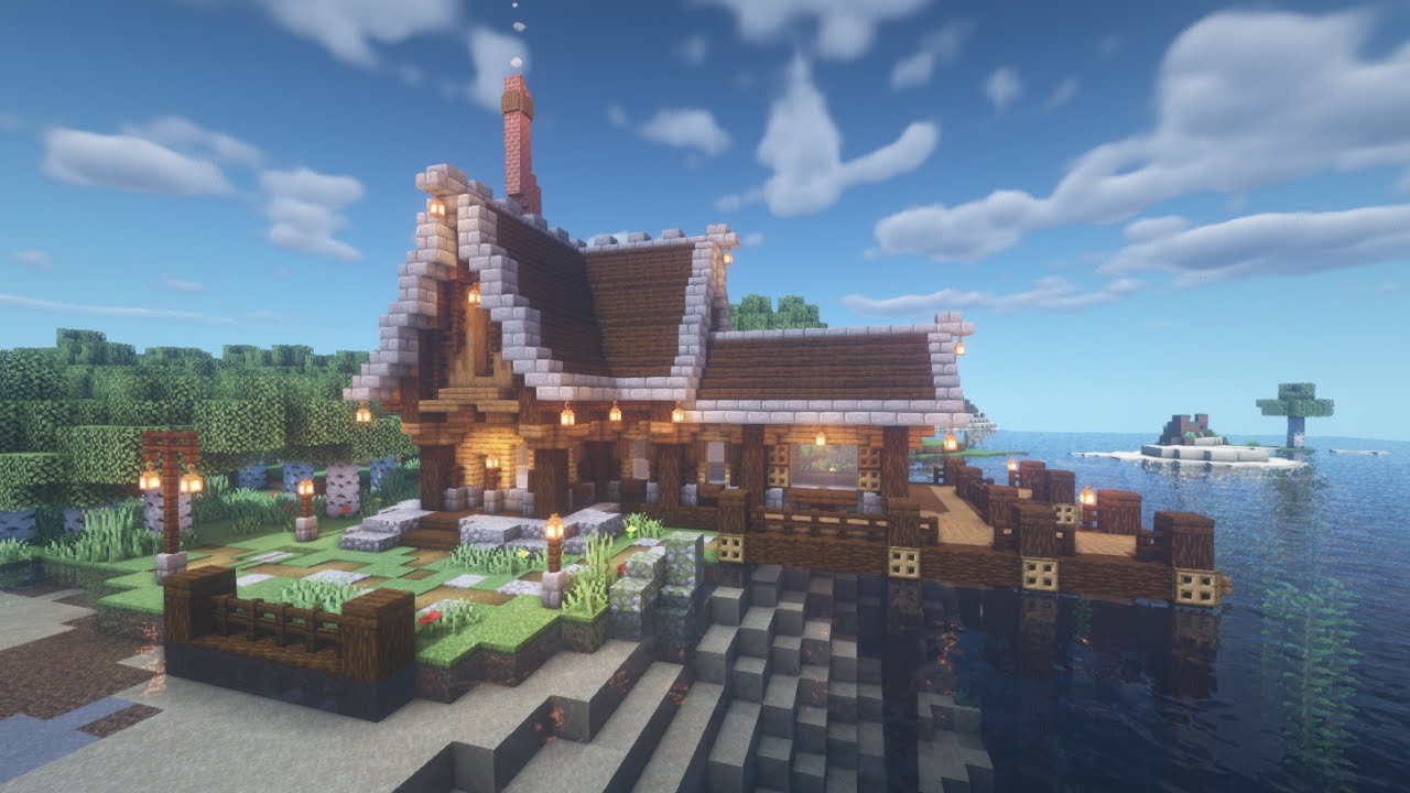 Minecraft Timelapse: Casa de Porto (Medieval) - YouTube