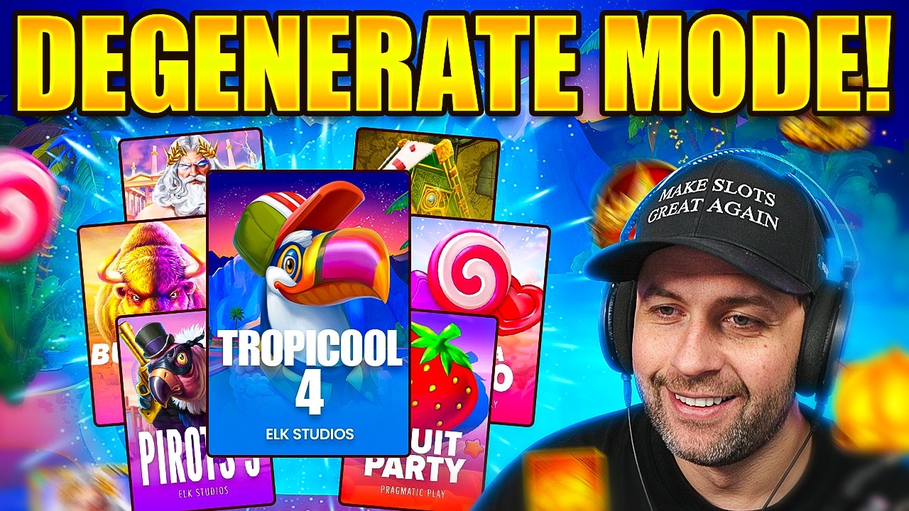 I TRIED the *NEW* TROPICOOL 4 SLOT!! THEN WENT FULL DEGEN MODE!! (Bonus ...