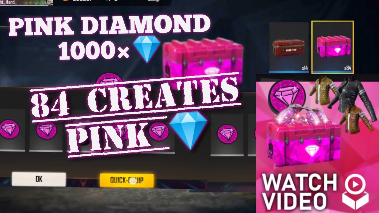 PINK DIAMOND 💎 84 CREATES, HOW TO USE | अब क्या होगा ? | - YouTube