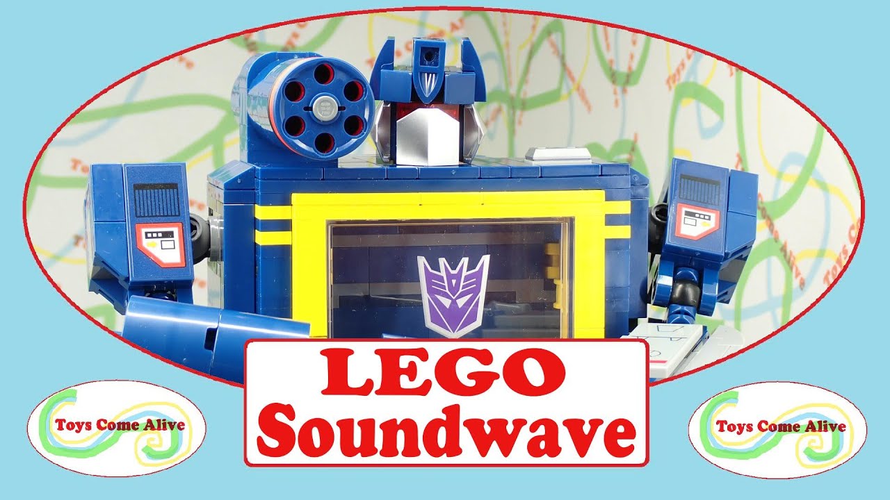 LEGO Soundwave. The big one!! Massive full animated build! 1505 pieces ...