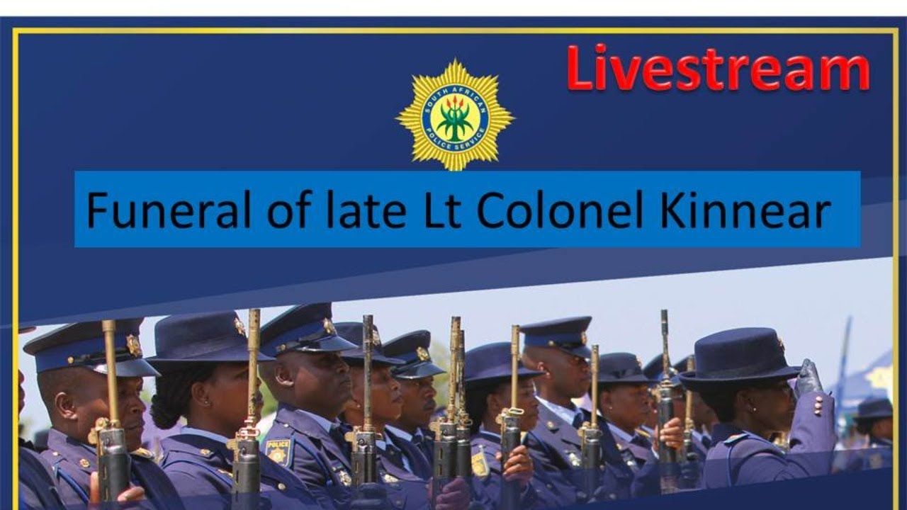 SAPS Funeral of Late LT Col Kinnear - YouTube
