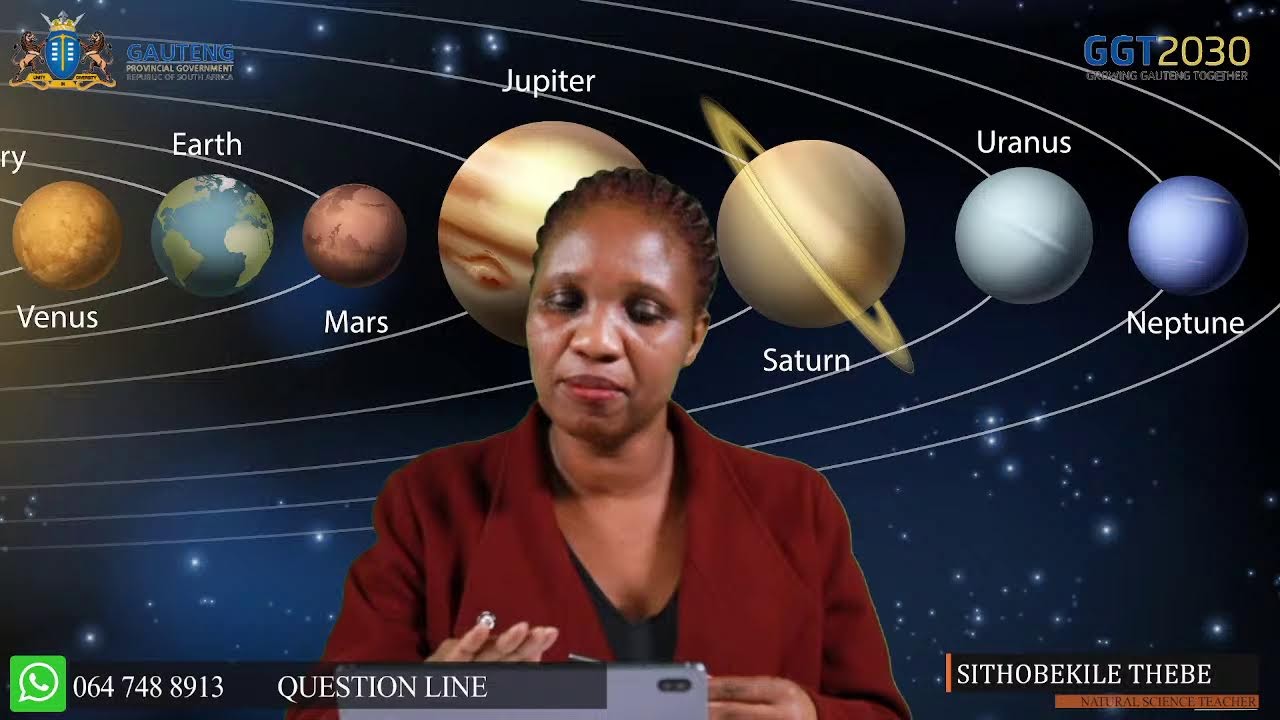 NATURAL SCIENCES GRADE 8 : THE SOLAR SYSTEM. - YouTube