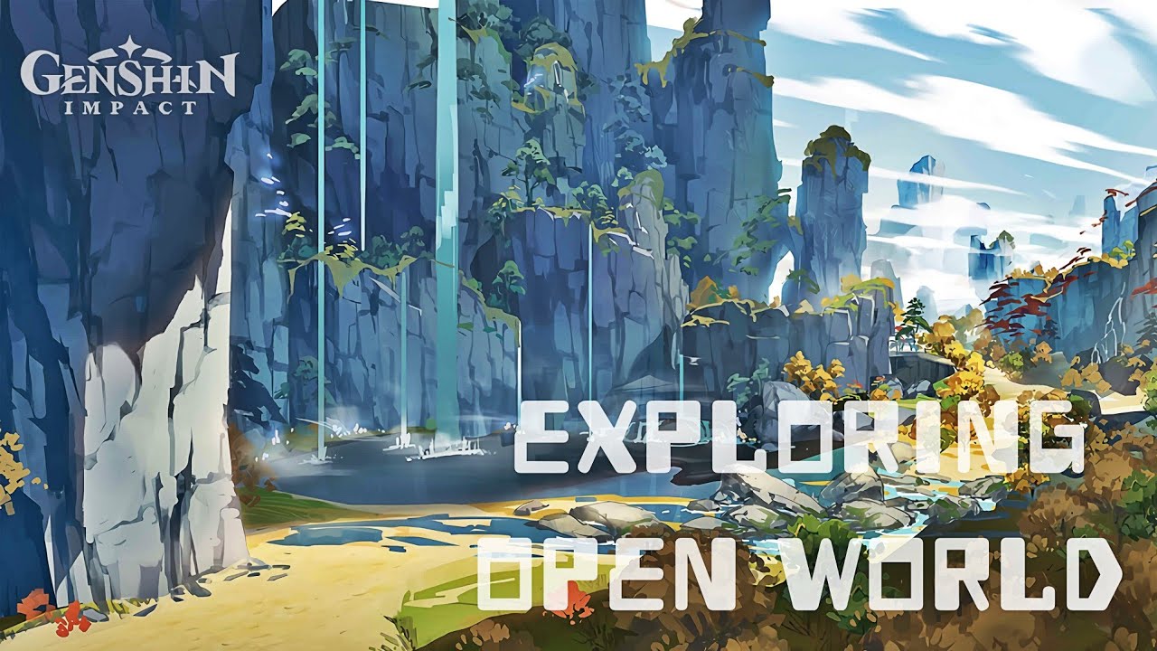 [Genshin Impact] Exploring Open World | Windwail Highland & Bishui ...
