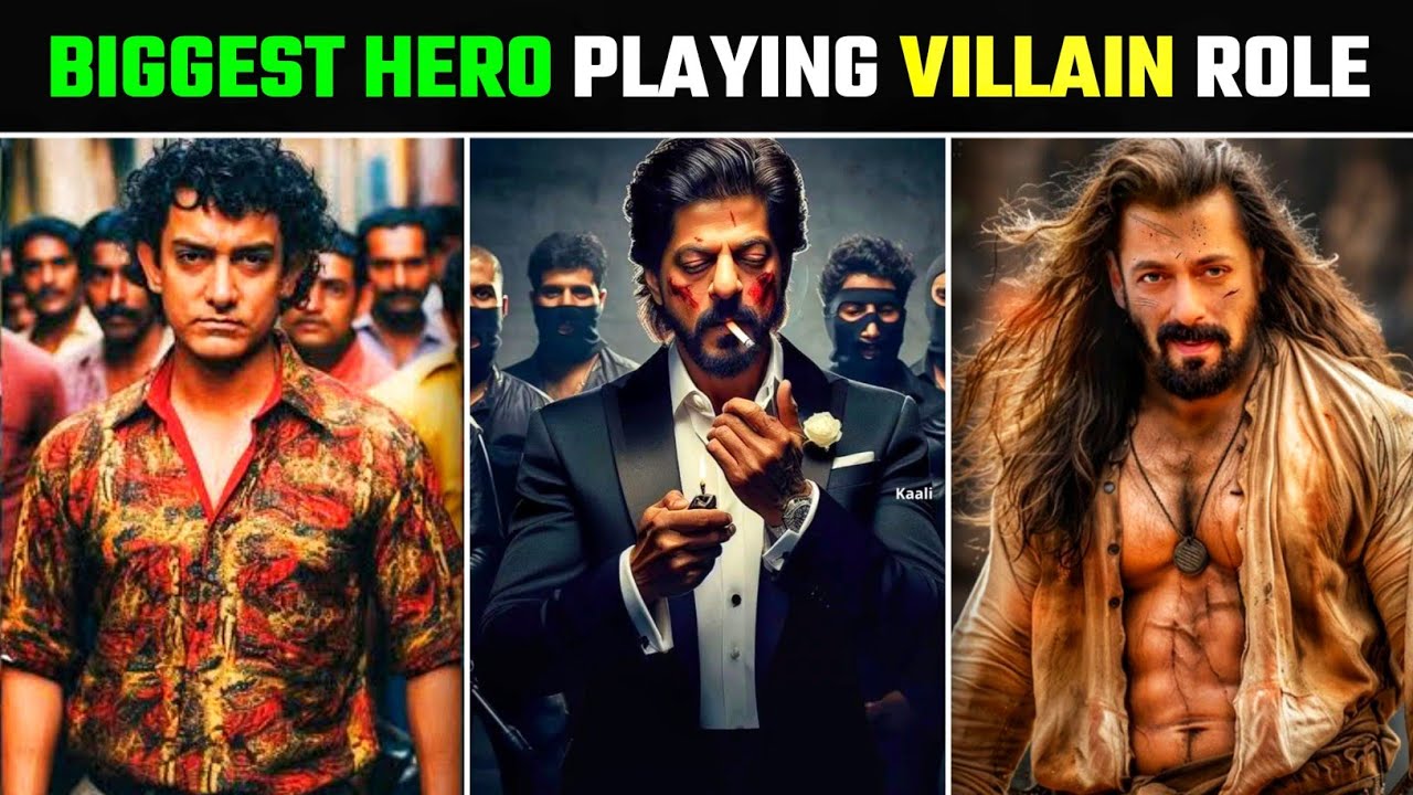 Top 10 BIGGEST Actor Playing Villain Roles In Upcoming Movies 2024-2025 ...