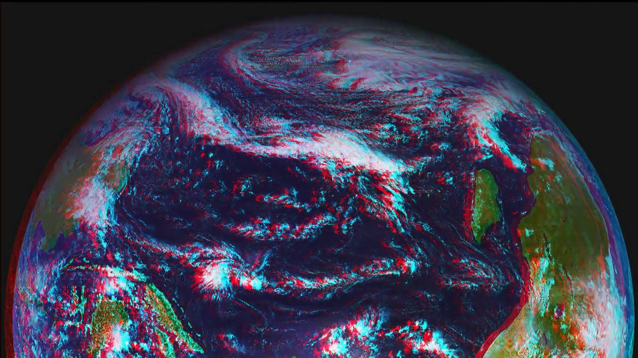 3D ANAGLIFO Planet Earth - YouTube