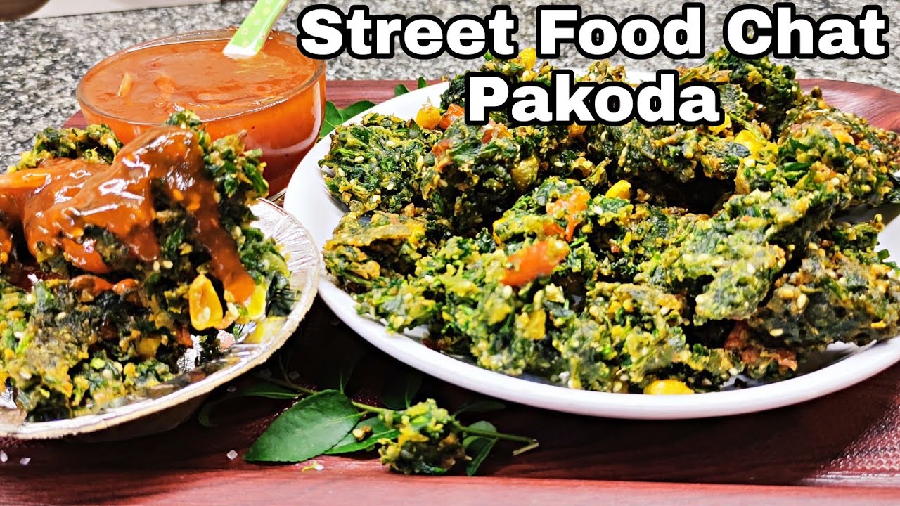 Street Food Chaat Pakoda with Special Chatni ||Chaat pakoda Recipe ...