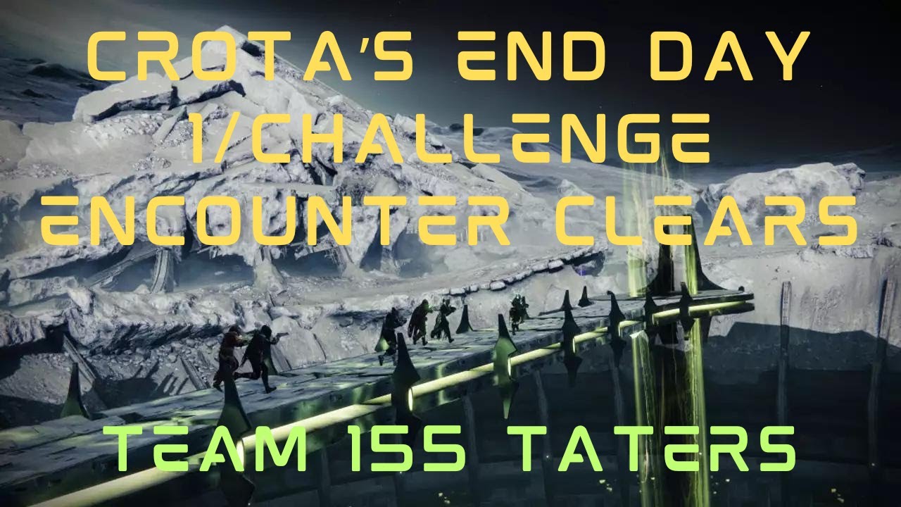 Crota's End Day 1/Challenge Encounter Completions - YouTube