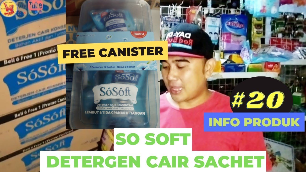 INFO PRODUK #20 : Review so soft detergen cair sachet @iwa88grocery ...