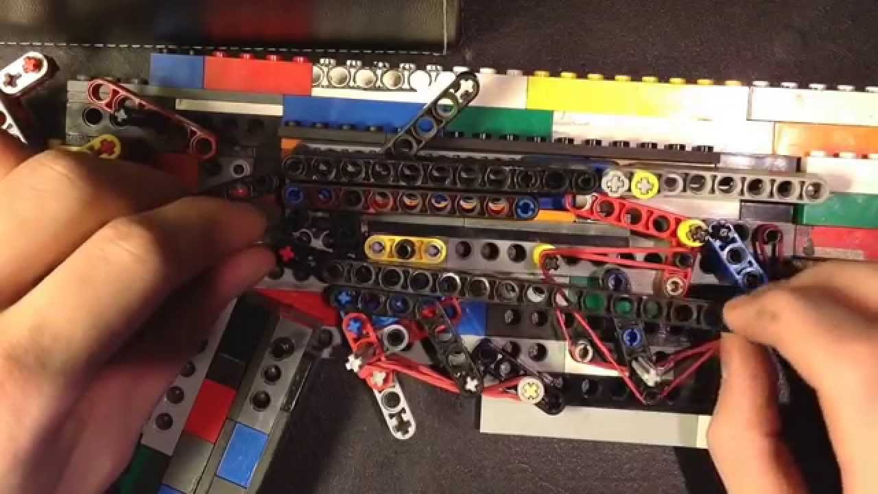 Lego blowback semi & fullauto m416 mech=instructions. - YouTube