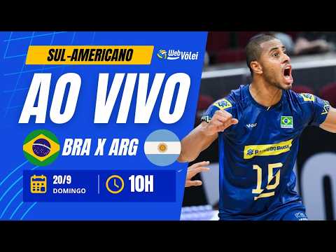 TRANSMISSÃO DE BRASIL X ARGENTINA PELO SUL-AMERICANO MASCULINO